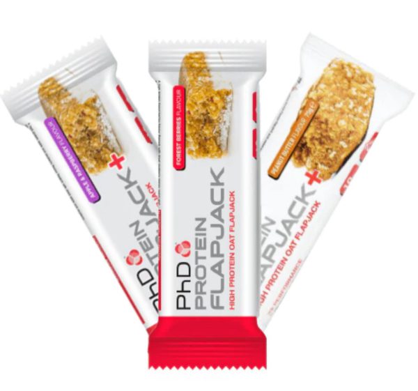 חטיף חלבון בטעם פירות יער 24 יח Phd Protein Bar Flapjack Protein Bar